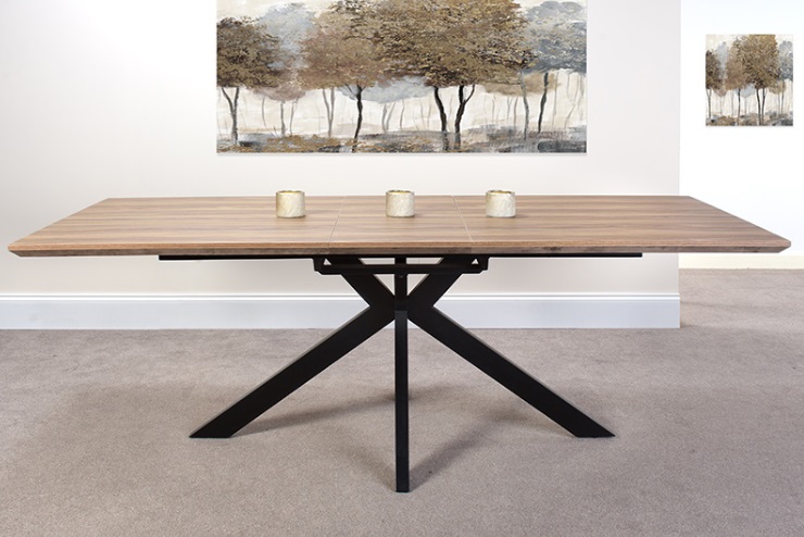 Glenkeen Furnishings. Manhattan Extending Dining Table 1.8-2.2m plus 6 ...