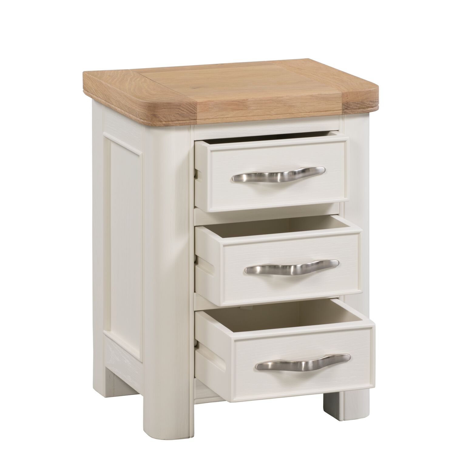 Glenkeen Furnishings. Stow Painted Bedside Locker (White)