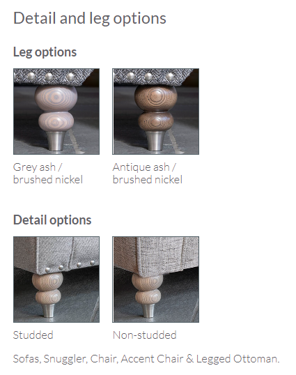 Glenkeen Furnishings. Cleveland Snuggler