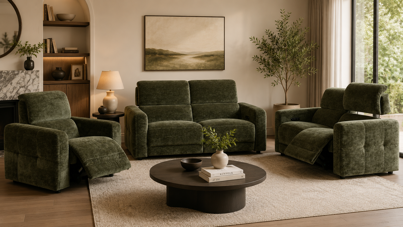 Glenkeen Furnishings. 8151 Electric Recliner