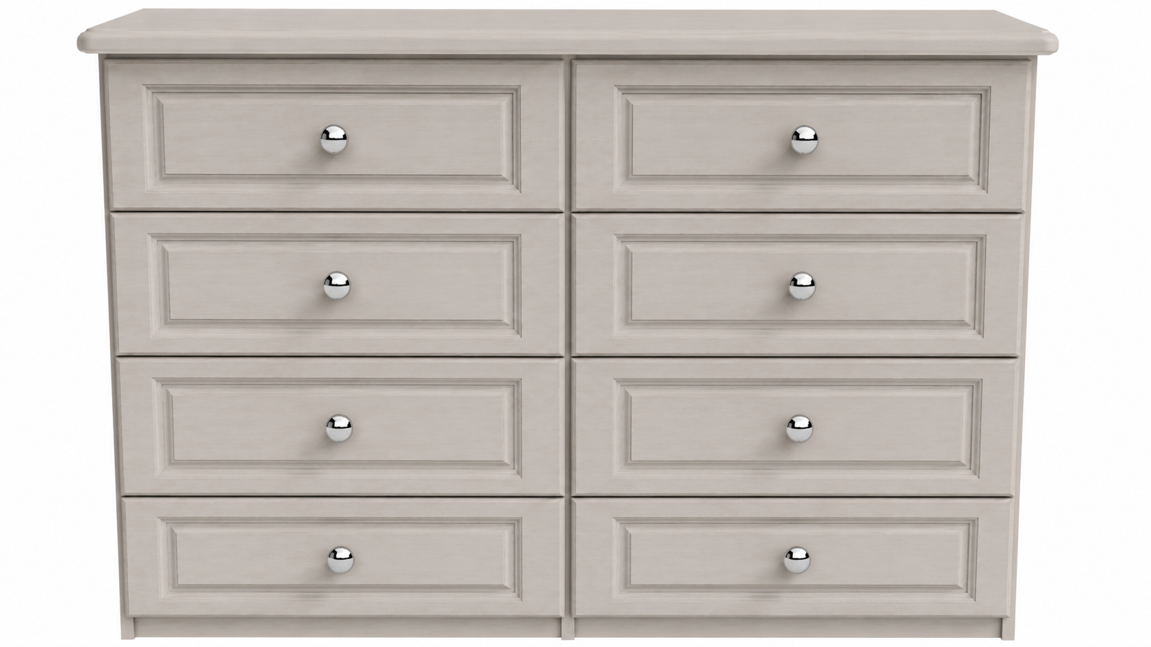 Glenkeen Furnishings. Troscan 4+4 Deep Drawer Long Chest